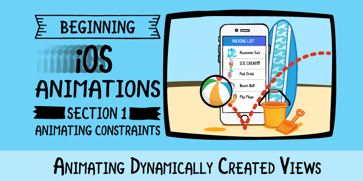 Beginning iOS Animations, Episode 4: Animating Dynamically Created Views | Kodeco