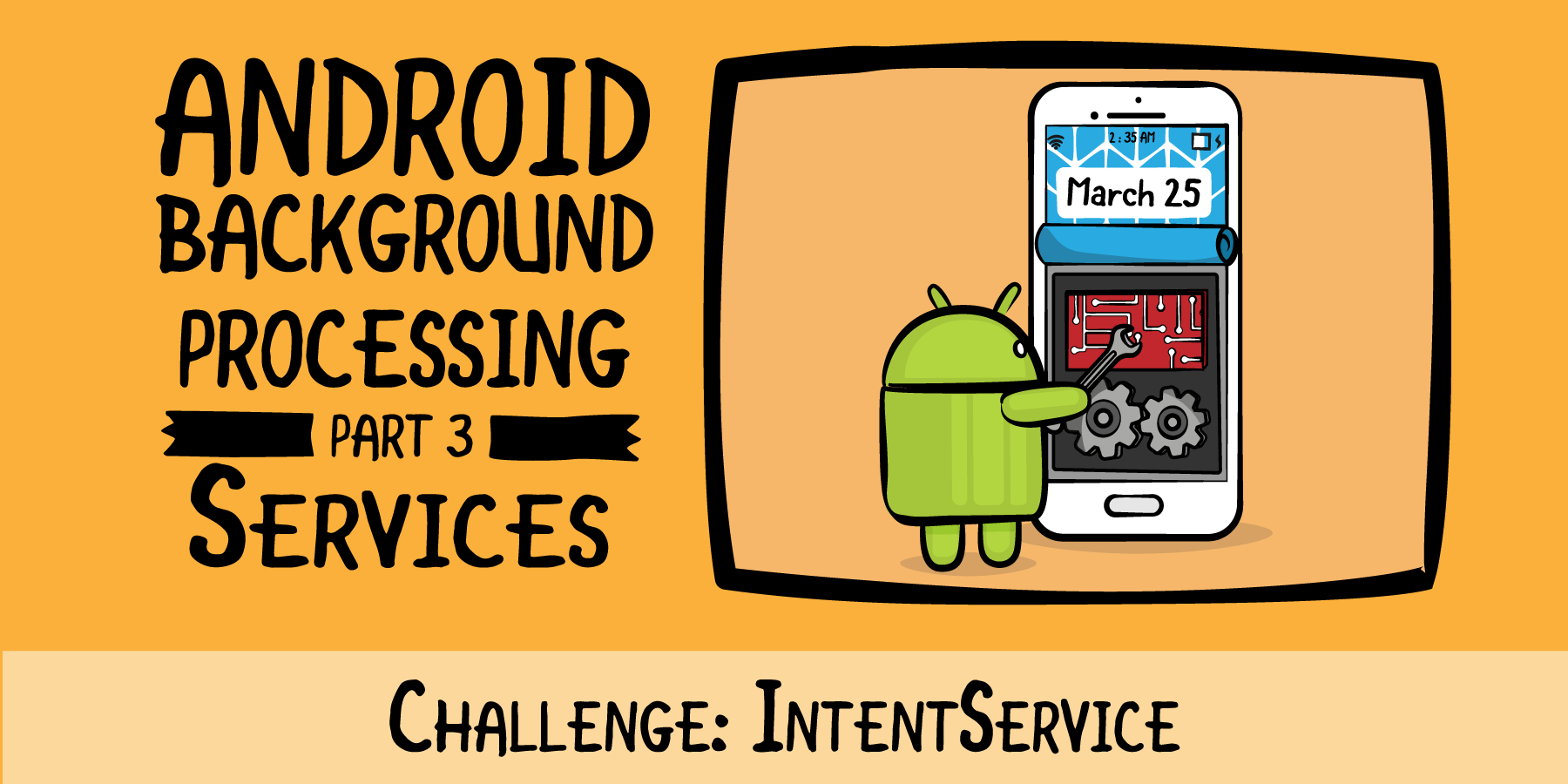Android Background Processing, Episode 20: Challenge: IntentService | Kodeco