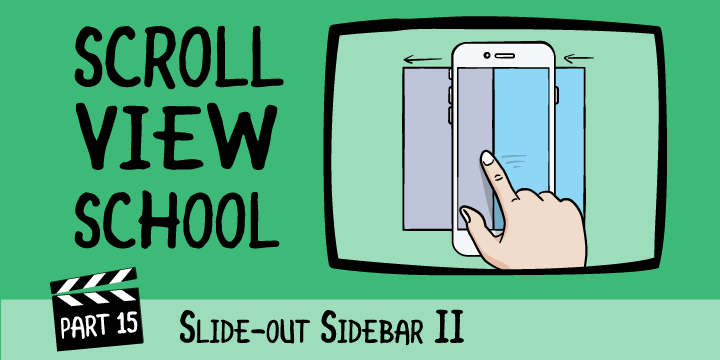 Scroll View School Episode 15 Slide Out Sidebar Ii Kodeco 