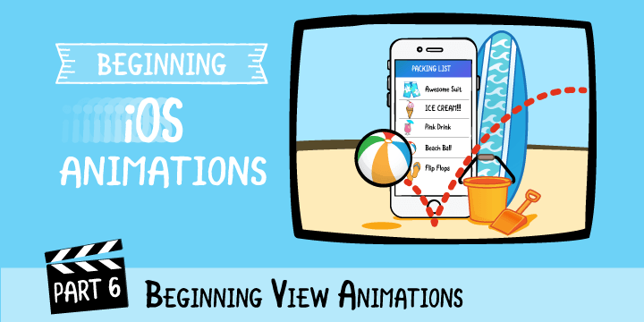 Beginning iOS Animations, Episode 6: Beginning View Animations | Kodeco